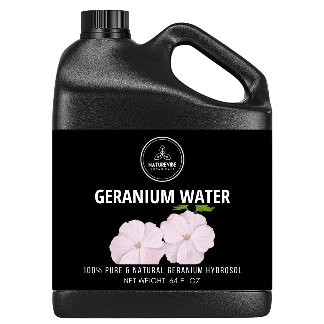 Geranium Water 100% Pure & Natural Geranium Hydrosol Floral Water | Sp