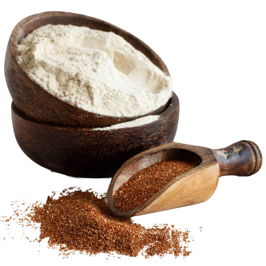 Brown Teff Flour 20lb – Ideal for Gluten-Free Baking & Cooking | High